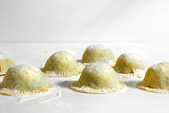 Bok Choy and Pork Ravioli – Lady and Pups