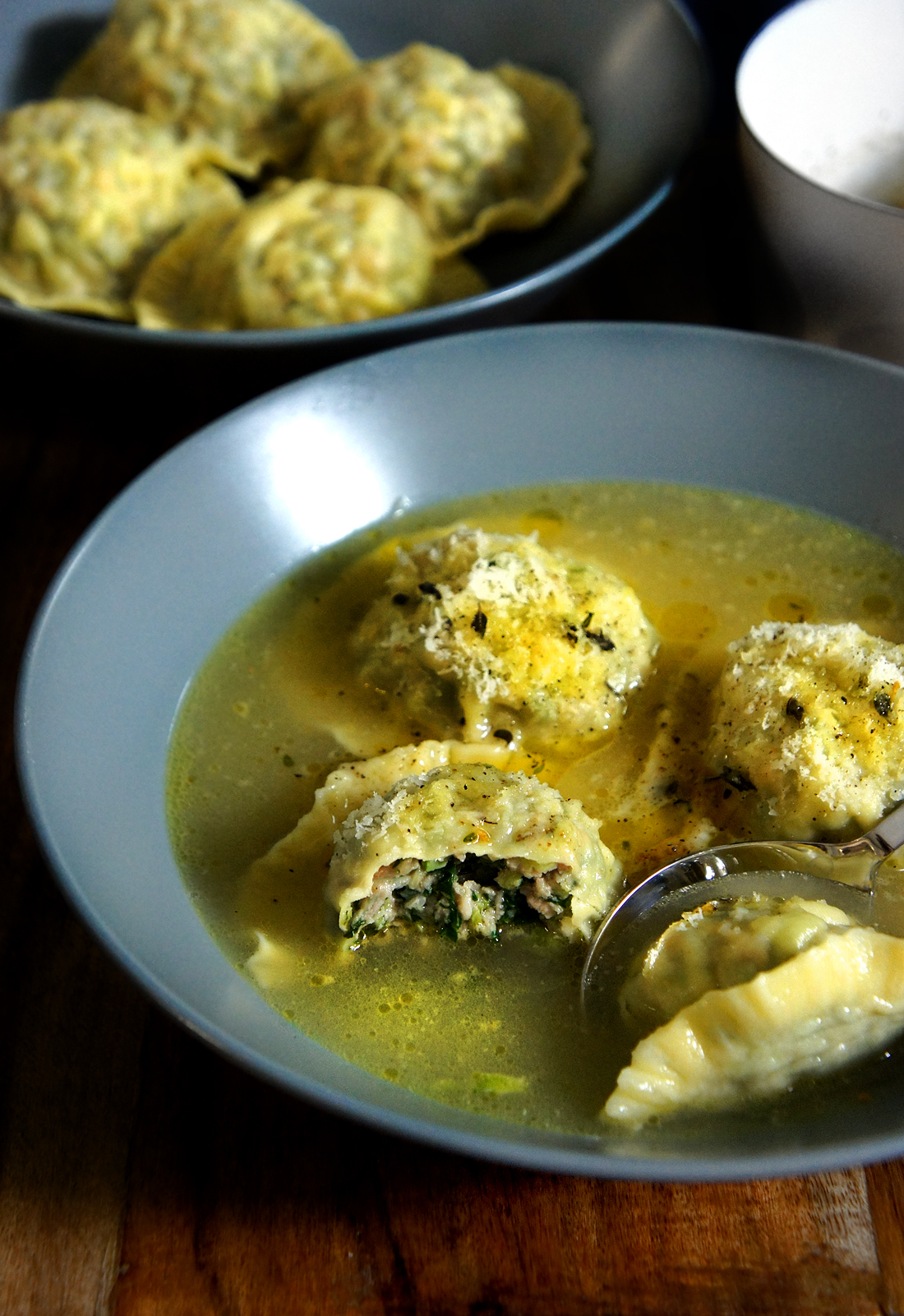 Bok Choy and Pork Ravioli – Lady and Pups