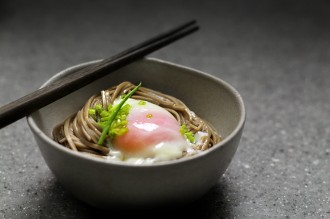 hot spring egg (revisited) soba – Lady and Pups