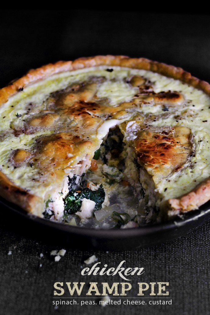 chicken in the swamp – Lady and Pups