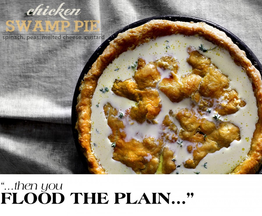 chicken in the swamp – Lady and Pups