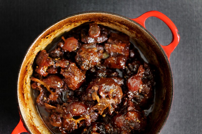 sichuan peppercorn red braised oxtail