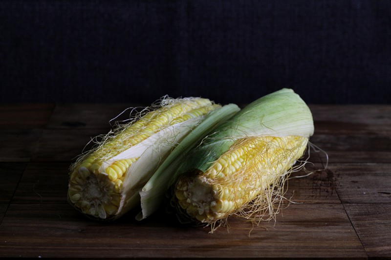 corn and seaweed tempura popper