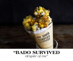 corn and seaweed tempura popper – Lady and Pups