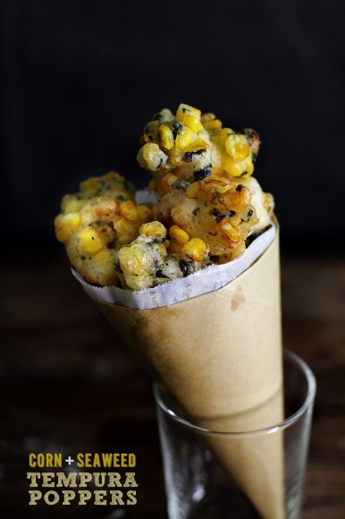 corn and seaweed tempura popper – Lady and Pups