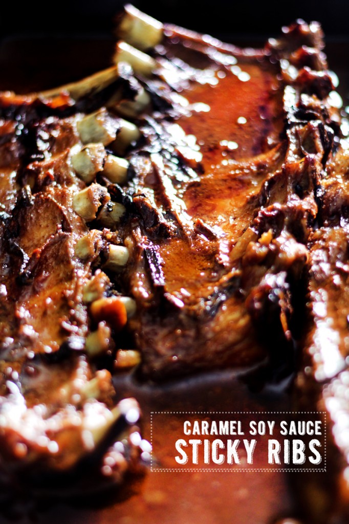 CARAMEL SOY SAUCE STICKY RIBS