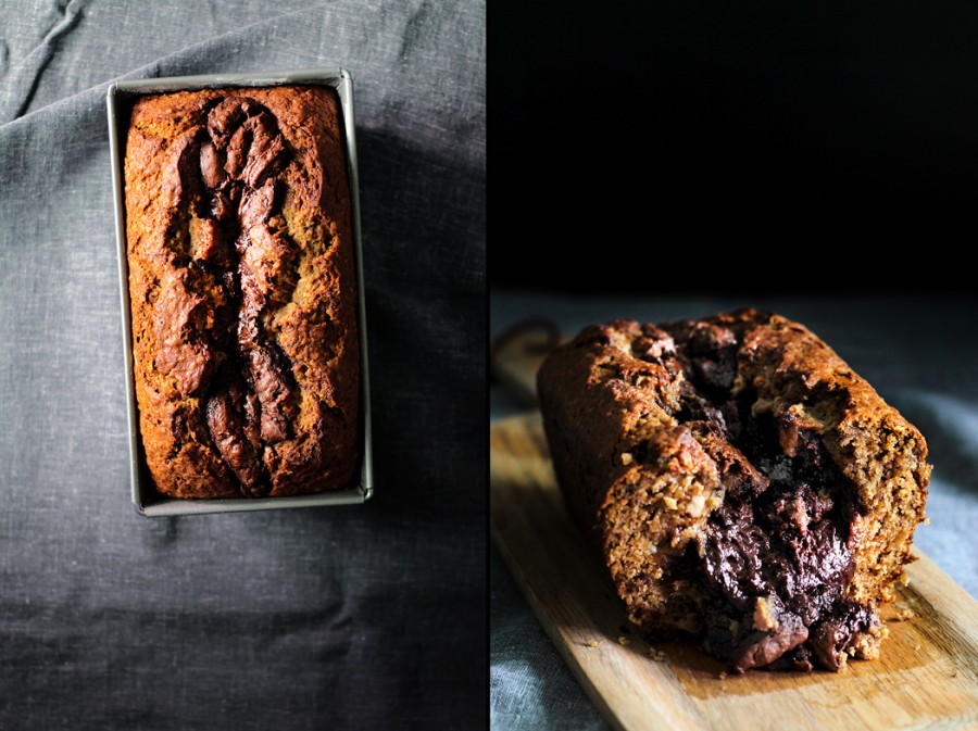 MOLTEN-CHOCO BANANA BREAD – Lady and Pups