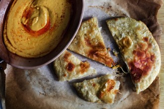 CHEWY LAYERED ROTI + KICKASS DIP – Lady and Pups