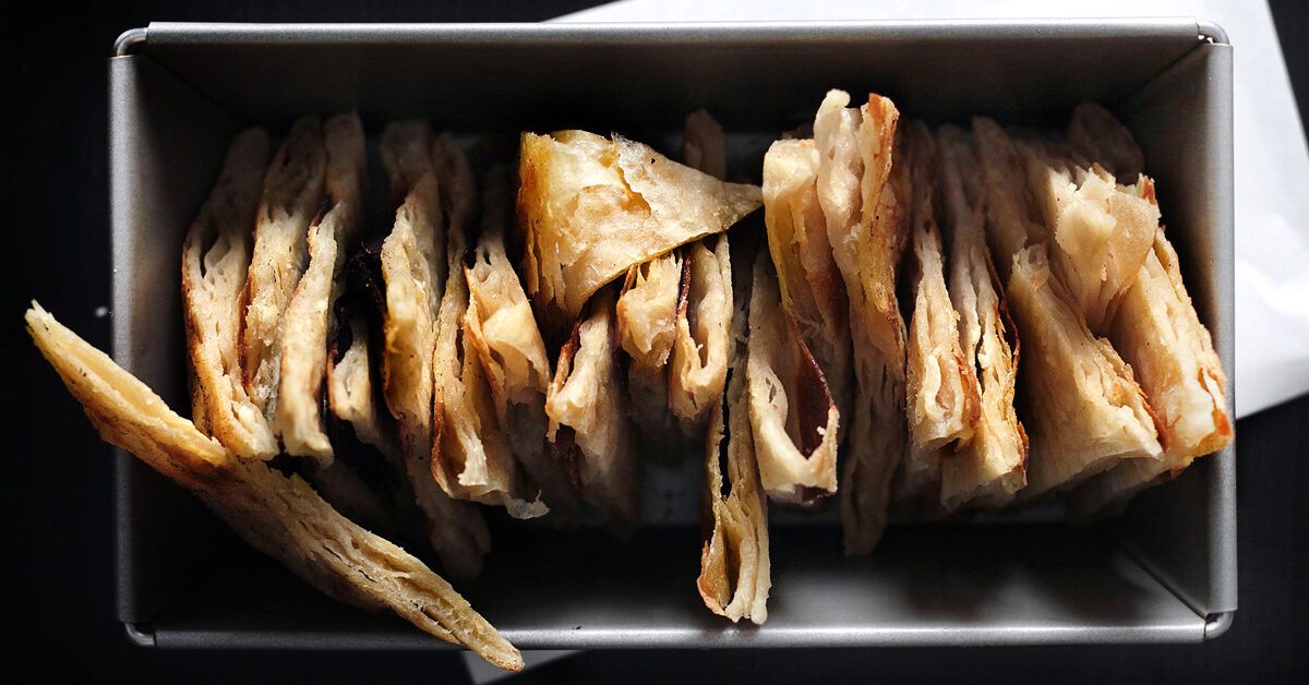 CHEWY LAYERED ROTI + KICKASS DIP – Lady and Pups