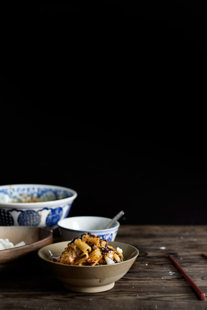 XI-AN FAMOUS HOT RICE RIBBONS – Lady and Pups