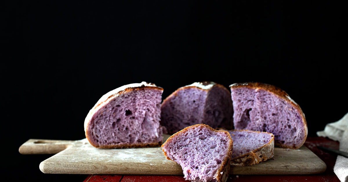 THE BLUSHING BOULE (PURPLE YAM COUNTRY BREAD) – Lady and Pups
