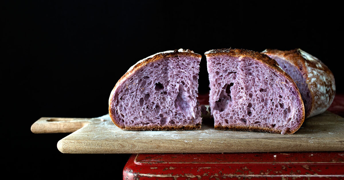 THE BLUSHING BOULE (PURPLE YAM COUNTRY BREAD) – Lady and Pups