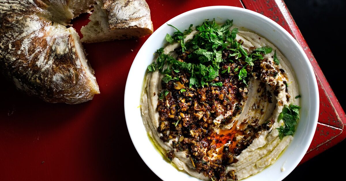 TANGY BEAMMUS WITH SPICY EGGPLANT AND MUSHROOM – Lady and Pups