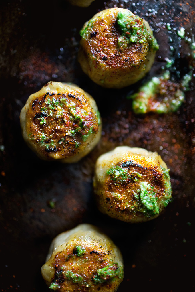 THE JADED DOOR-NAIL MEAT PIES RUBBED W/ SCALLION BUTTER