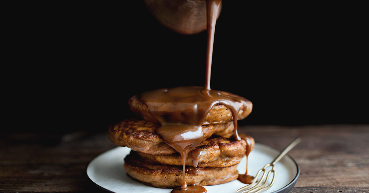 STICKY TOFFEE PANCAKES – Lady and Pups