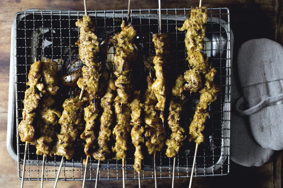 CHICKEN SATE W/ “DIRTY” PEANUT SAUCE – Lady and Pups