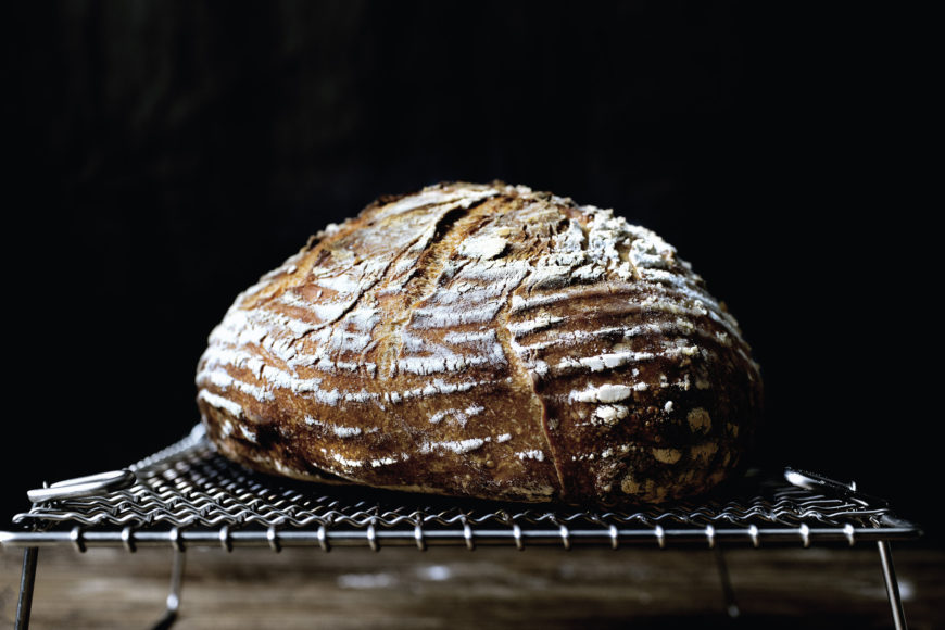 TUSCANY’S PORK FAT BITS COUNTRY BREAD – Lady and Pups