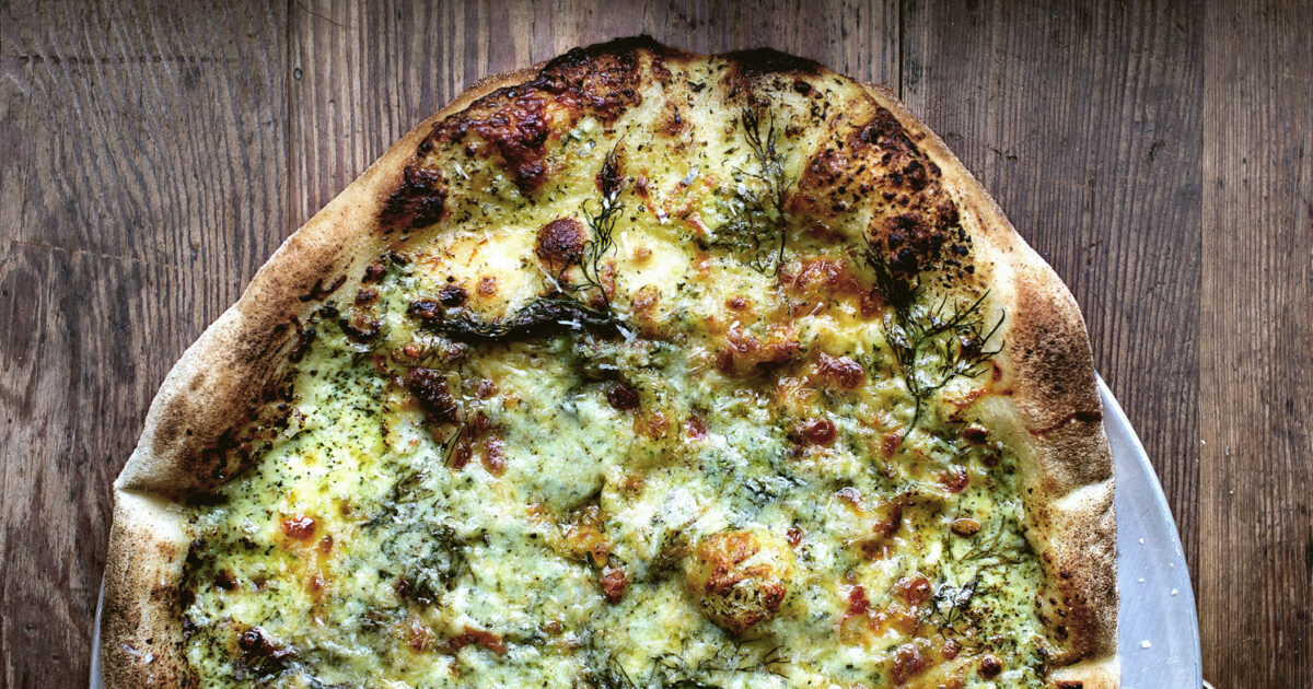 SPRING CREAM PIZZA – Lady and Pups