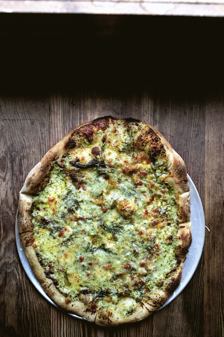 SPRING CREAM PIZZA – Lady and Pups