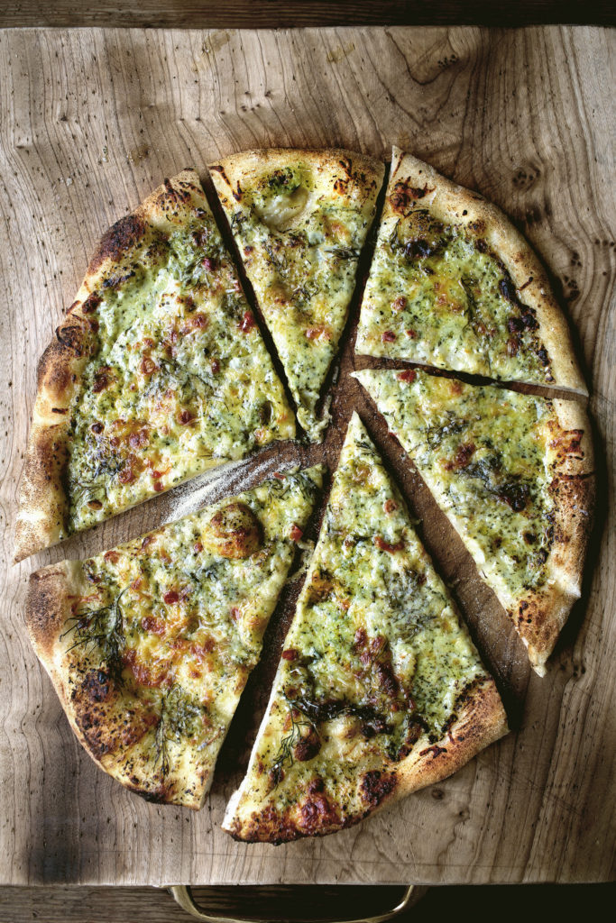 SPRING CREAM PIZZA – Lady and Pups