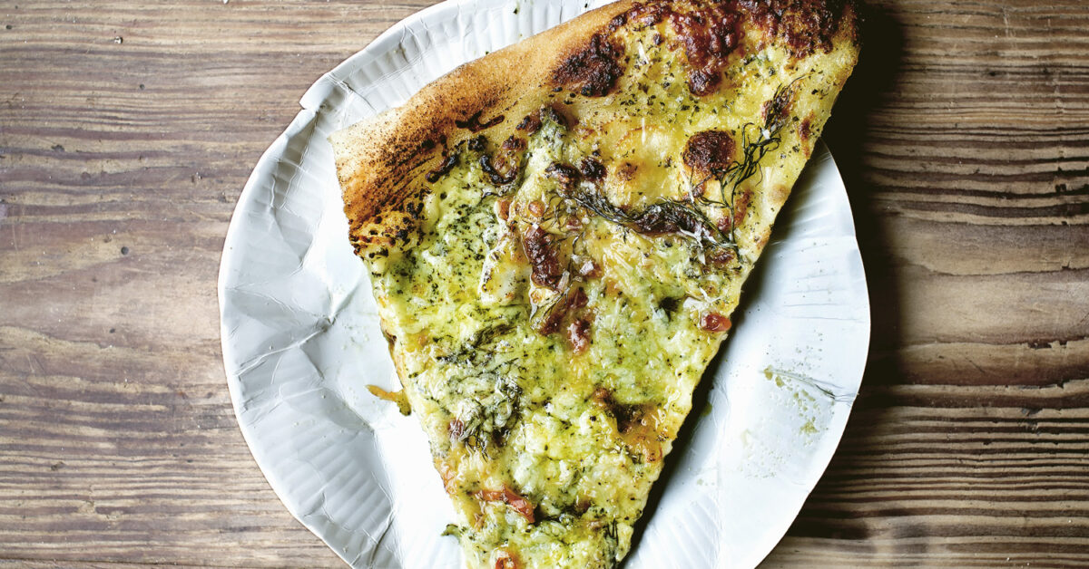 SPRING CREAM PIZZA – Lady and Pups