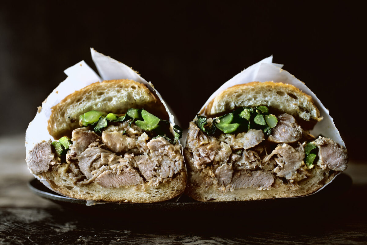 Roast pork butt sandwich – Lady and Pups